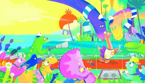 Dinos Don't Give Up! - Little Tiger