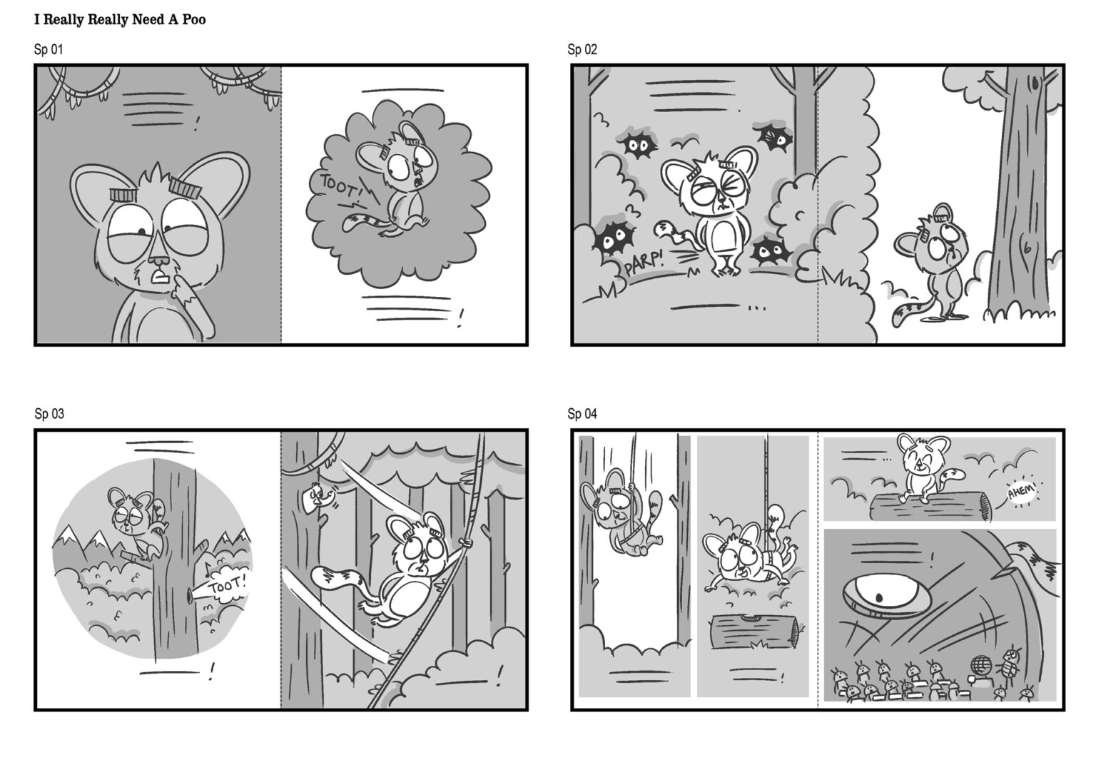 The illustration process behind I Really, Really Need A Poo - Duncan ...
